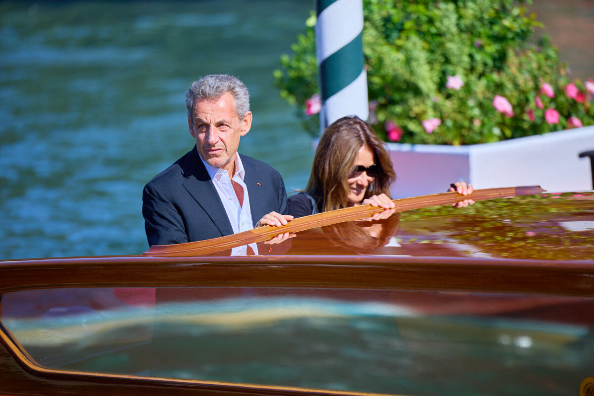 Photo : L'ancien président français Nicolas Sarkozy et sa femme Carla ...