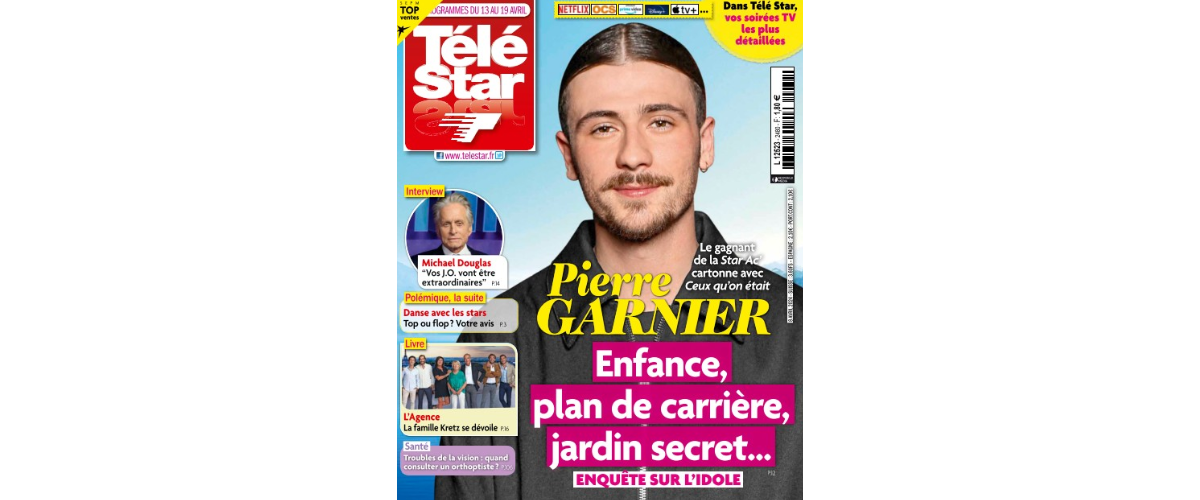 Photo : Couverture du magazine "Télé Star" paru le 8 avril 2024 ...
