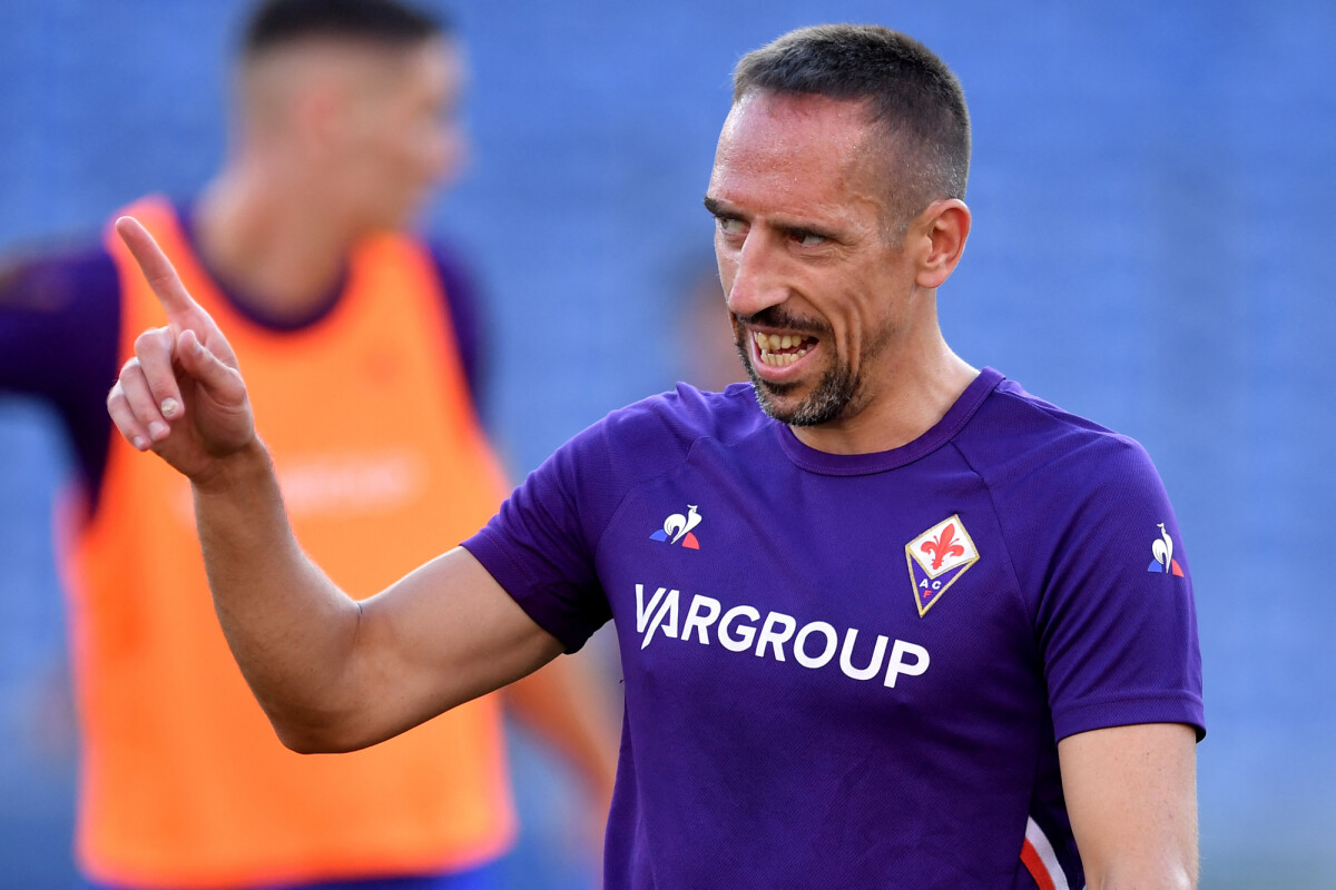 Photo : Franck Ribéry - Match de football "AS Roma vs ACF Fiorentina ...