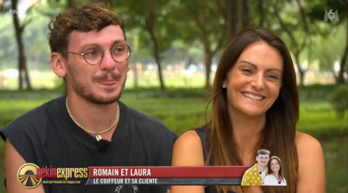 Photo : Romain et Laura Images de la finale de Pékin Express 2024 - Purepeople