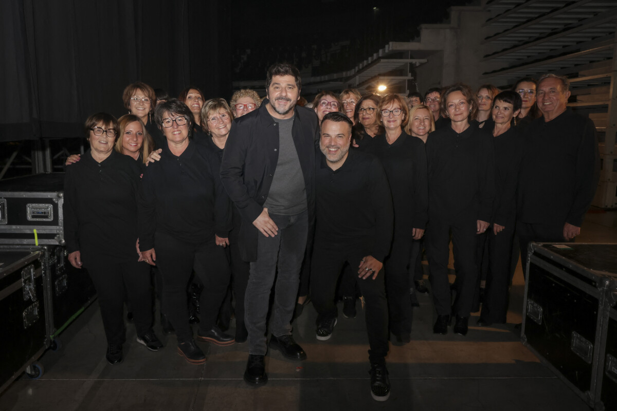 Photo : Exclusif - Patrick Fiori, Franck Castellano - Backstage de l ...