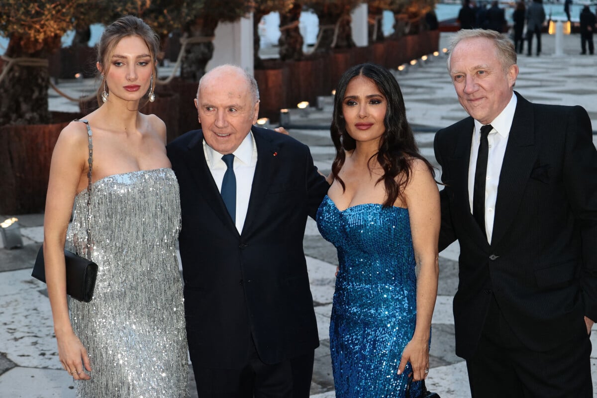 Photo : Mathilde Pinault, Francois Pinault, Salma Hayek et Francois ...
