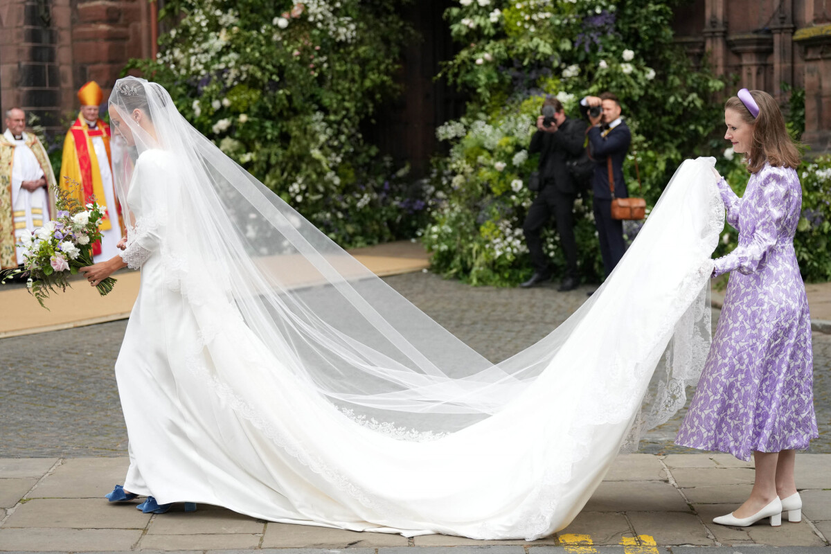 Photo : Olivia Henson - Mariage du duc de Westminster, Hugh Grosvenor ...