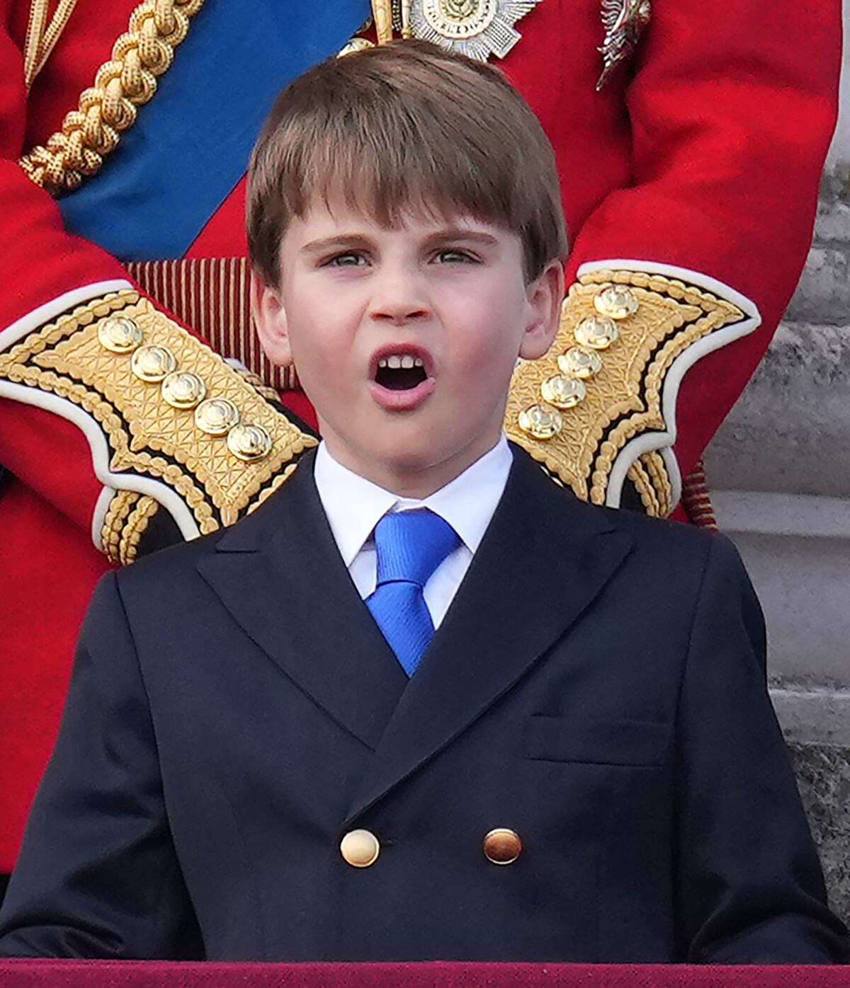 Photo : Louis a été très turbulent pendant Trooping the Colour Le ...