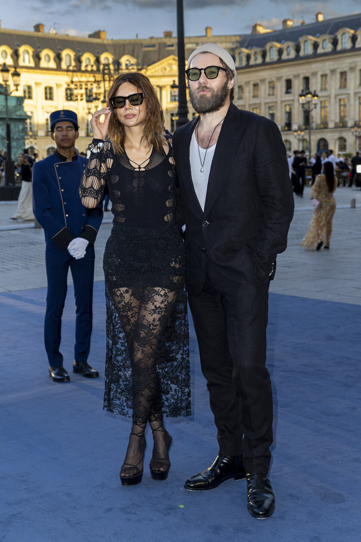 Photo : Christine Centenera, Joel Michael Edgerton au Défilé « Vogue ...