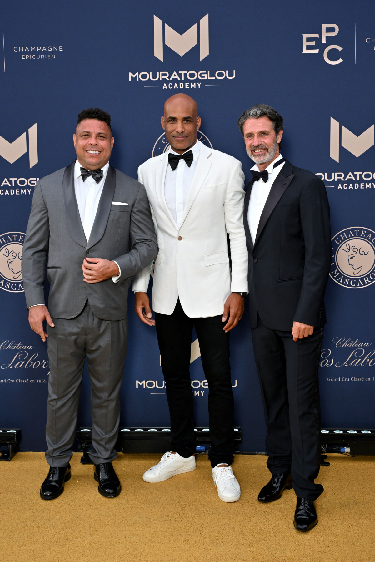 Photo : Ronaldo Luís Nazário de Lima, dit Ronaldo, Boris Kodjoe et Patrick Mouratoglou - 10ème ...