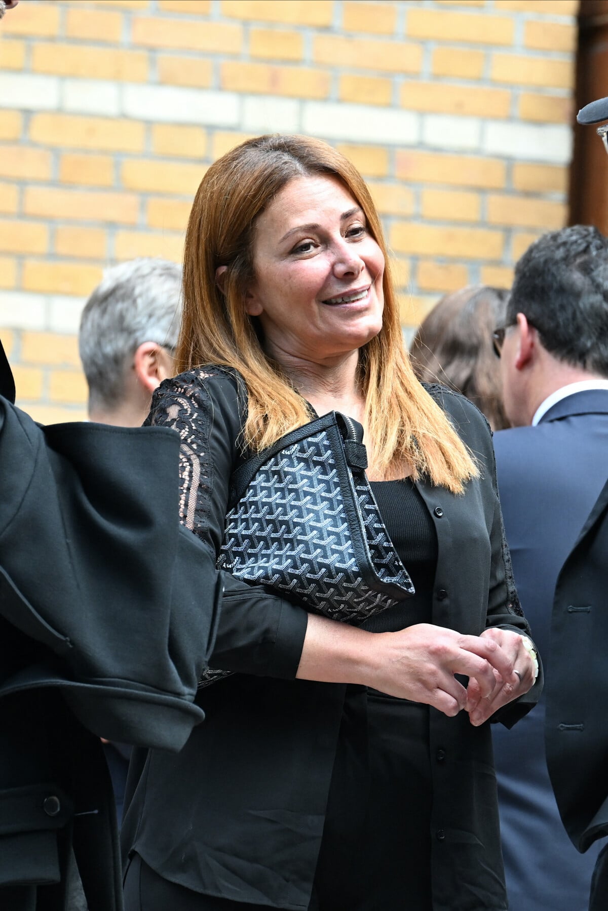 Photo : Elsa Fayer - Sorties des obsèques de Nonce Paolini en l'église ...