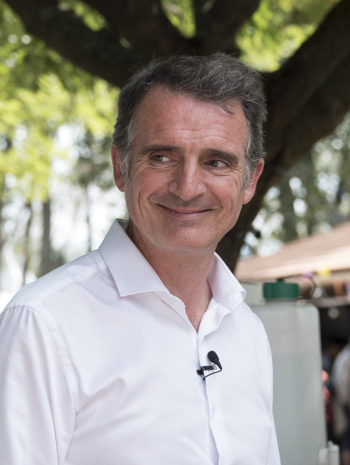 Photo : Eric Piolle, maire de Grenoble - Conférence de presse pendant l ...