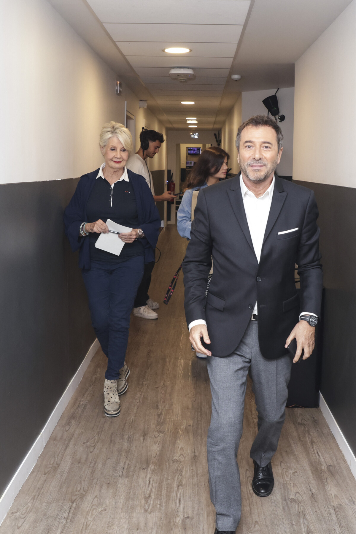 Photo : Exclusif - Danièle Gilbert, Bernard Montiel, sur le plateau de ...