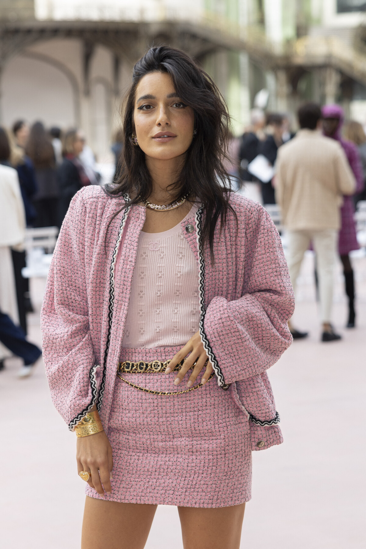 Photo : Levante au Front Row du défilé de mode féminine Chanel ...