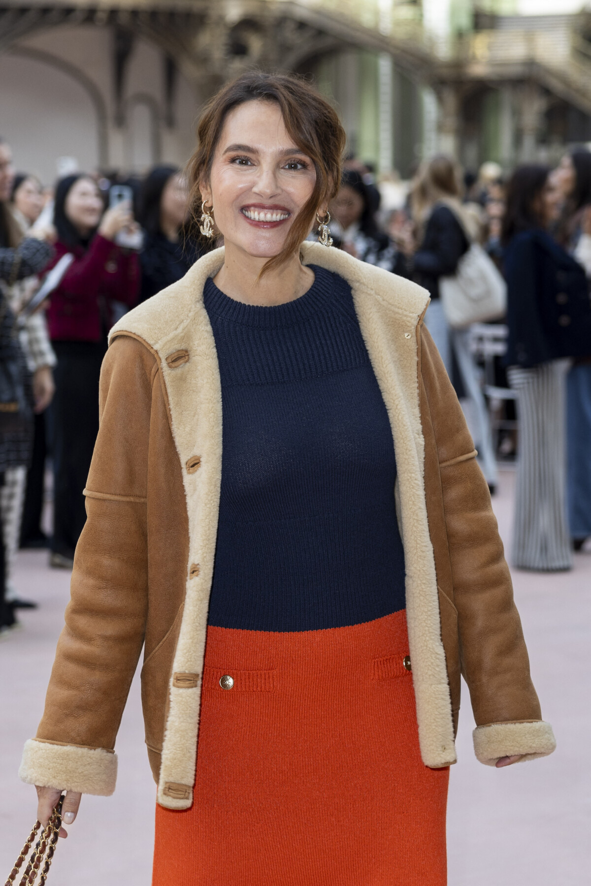 Photo : et Virginie Ledoyen ! Virginie Ledoyen au Front Row du défilé ...