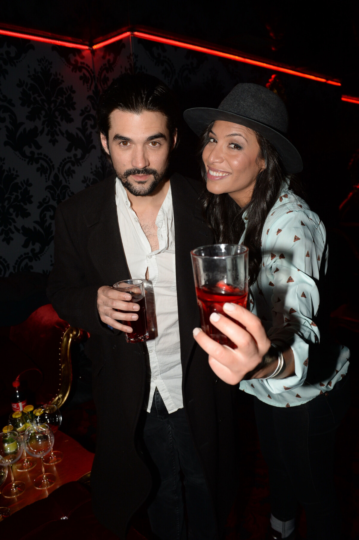 Photo : Exclusif - Florent Mothe et la chanteuse Zaho - Soirée Mercedes ...