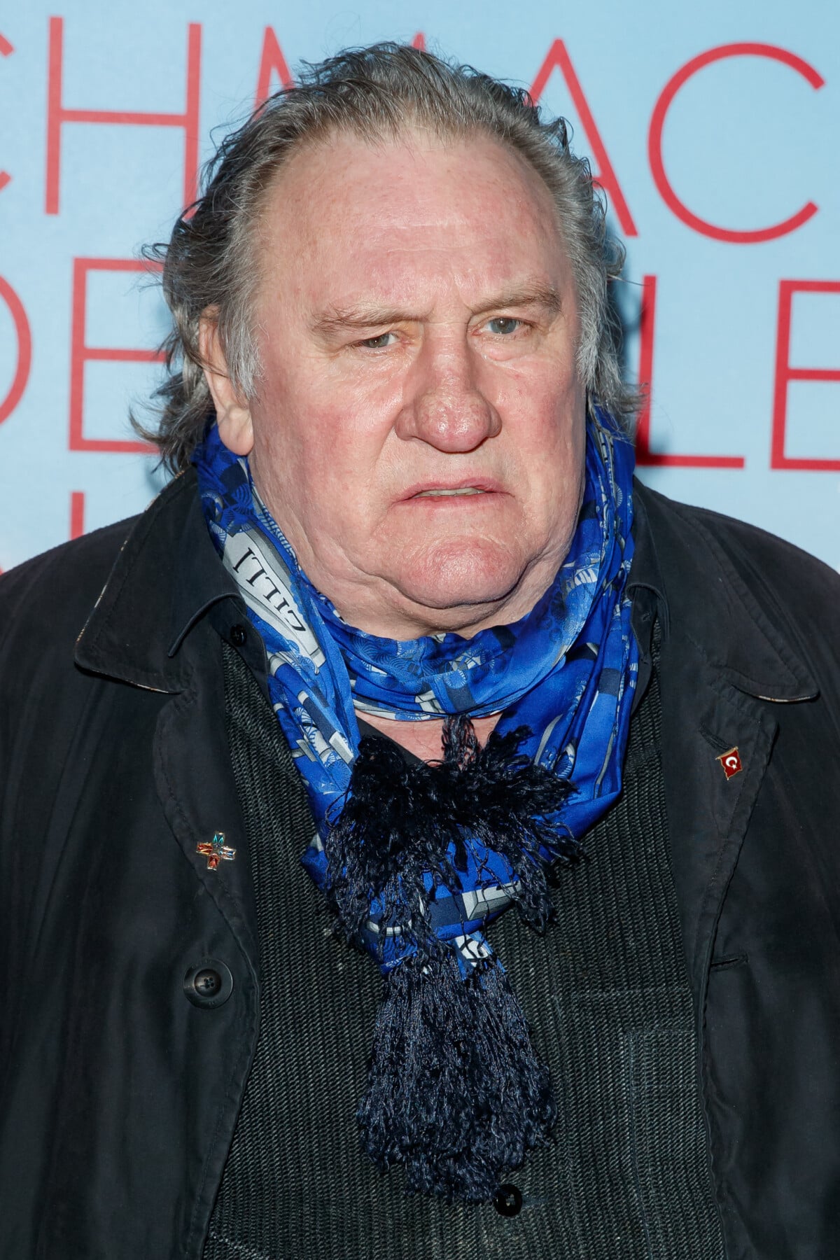 Photo : Gérard Depardieu à la première du film "The Taste of Small ...