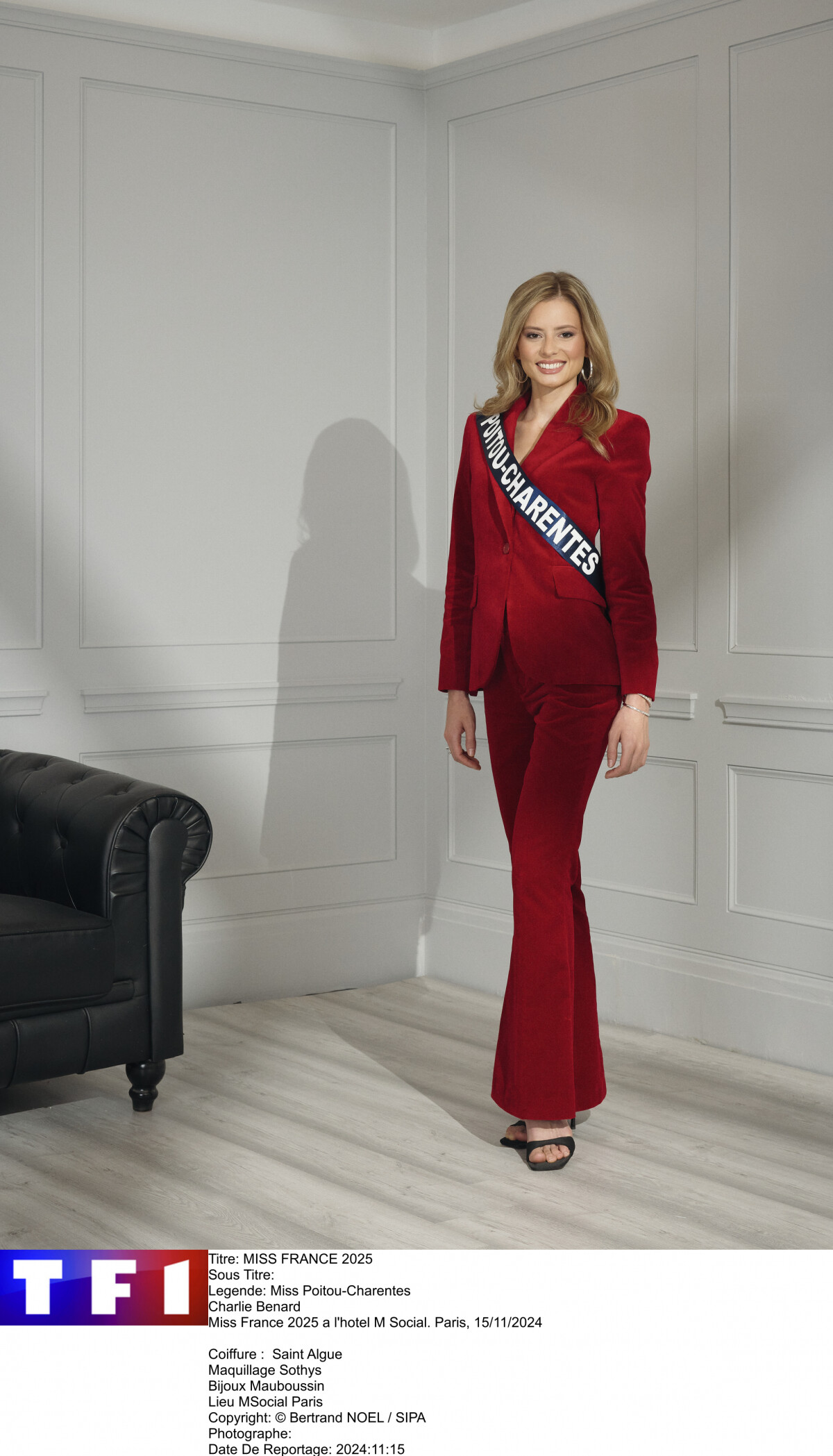 Photo : Charlie Bernard, Miss Poitou-Charentes 2024 en route pour Miss ...