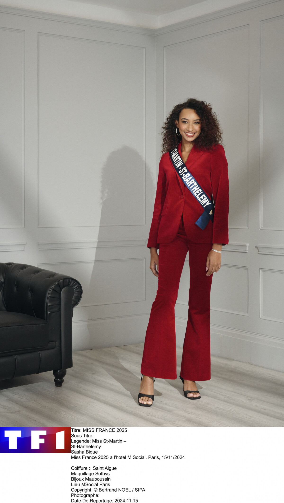 Photo : Sasha Bique, Miss St-Martin St-Barthélémy 2024 en route pour ...