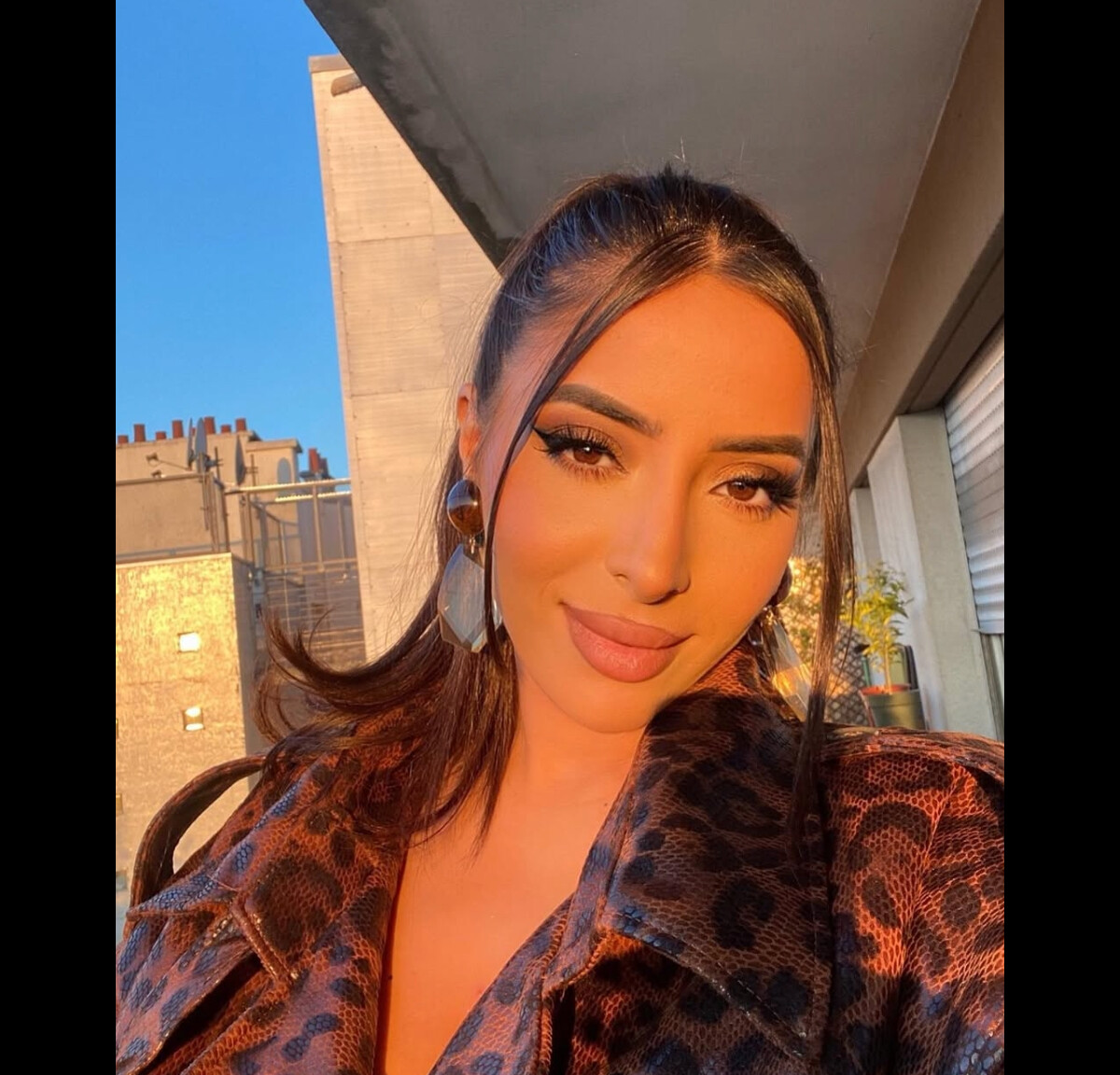 Photo : Leïla AD, l'épouse d'Hatik immortalisée sur Instagram. (Capture ...