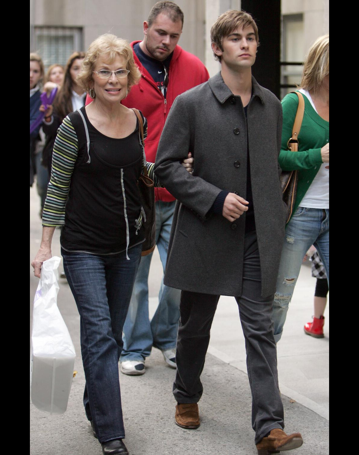 Photo : Chace Crawford et sa mère Dana - Purepeople