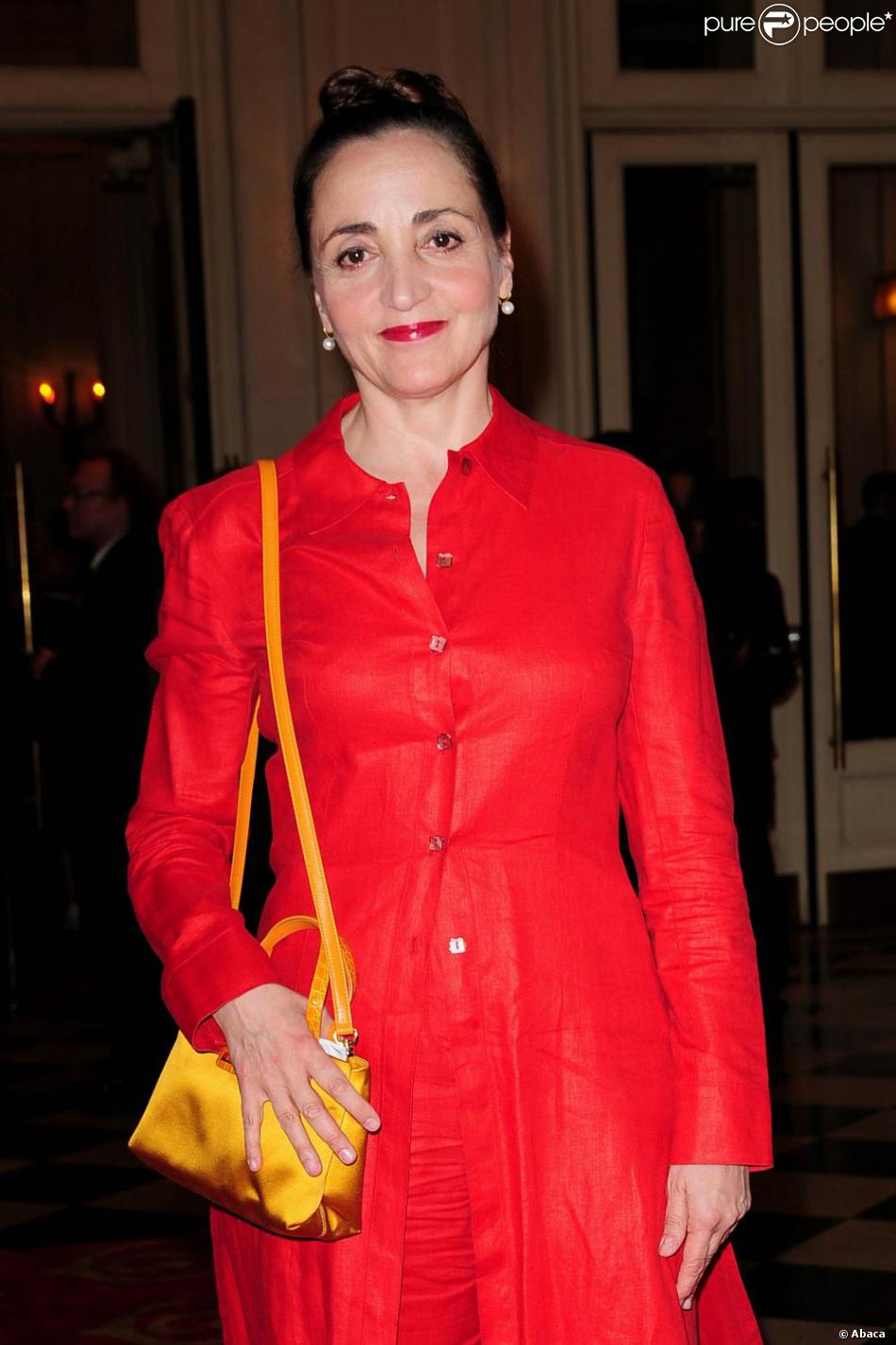 Dominique Blanc au gala de L'Aide à l'Enfant Réfugié, le 28 juin 2010 ...
