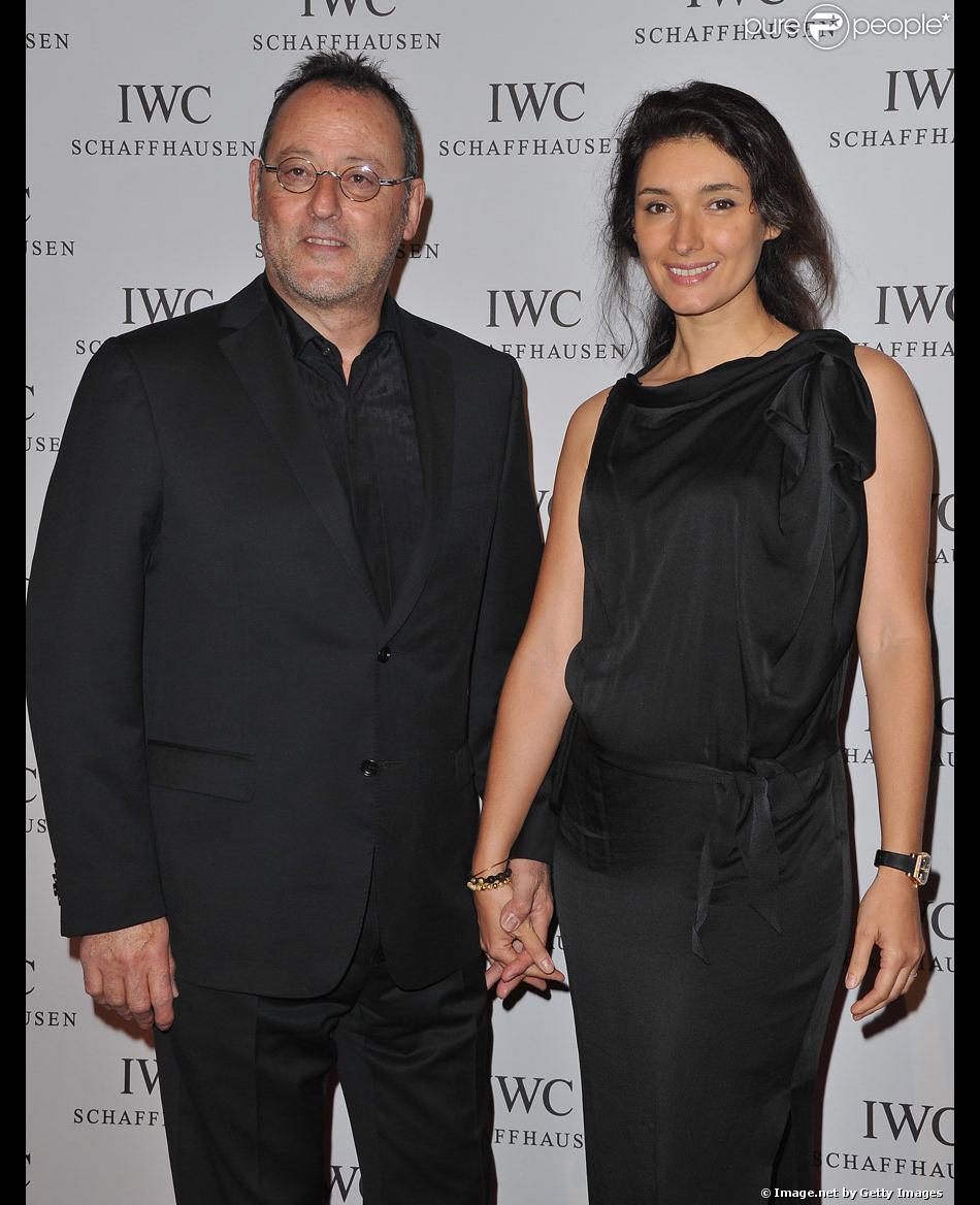 Jean Reno et son épouse Zofia lors de la soirée organisée pour le ...