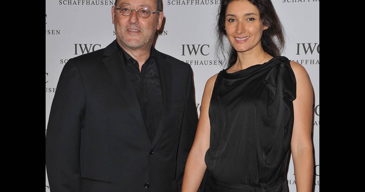 Jean Reno et son épouse Zofia lors de la soirée organisée pour le ...