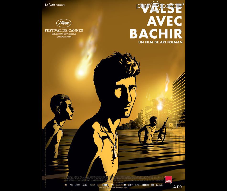 L'affiche du film Valse avec Bachir d'Ari Folman - Purepeople