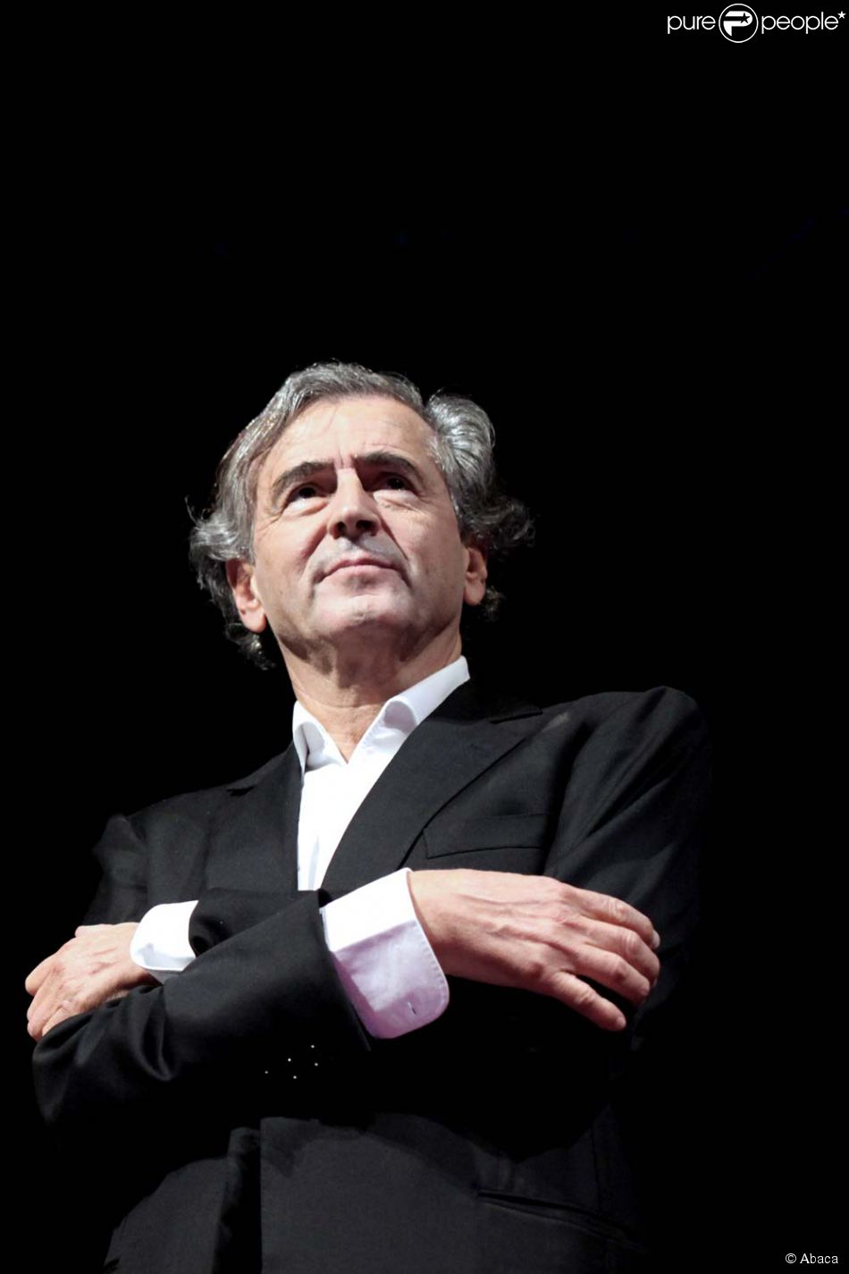 Bernard-Henri Lévy à Paris, le 5 octobre 2009. - Purepeople