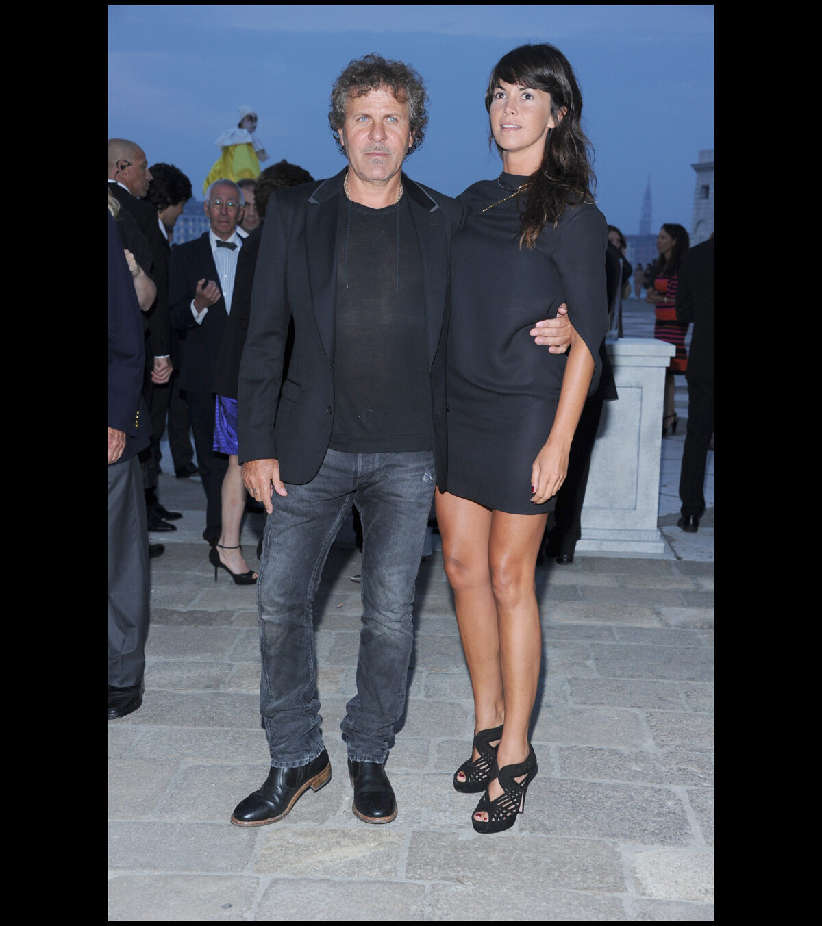 Photo : Renzo Rosso et Arianna Lessi lors du traditionnel dîner ...