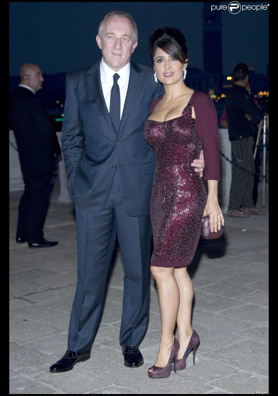 Monsieur et Madame François-Henri Pinault lors du traditionnel dîner ...