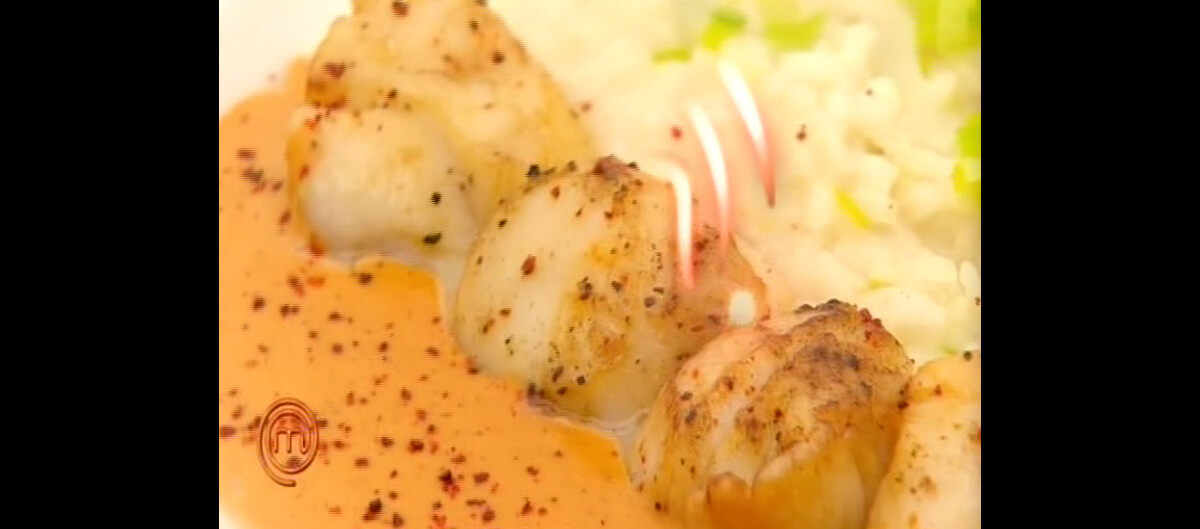 Photo : Le risotto de Bernard dans Masterchef 2 - Purepeople
