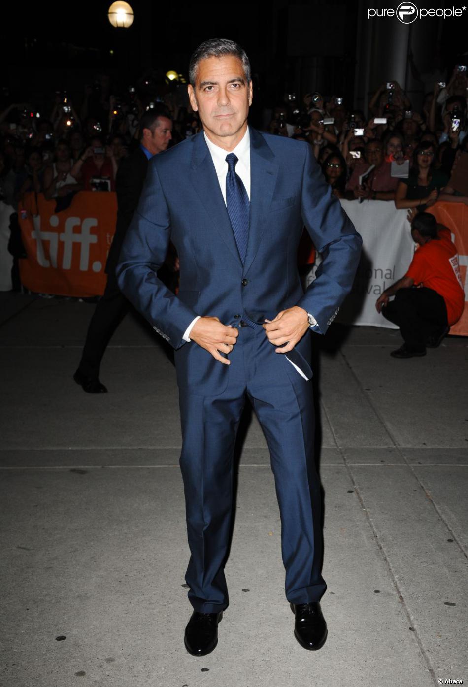 George Clooney au festival du film de Toronto le 9 septembre 2011 ...