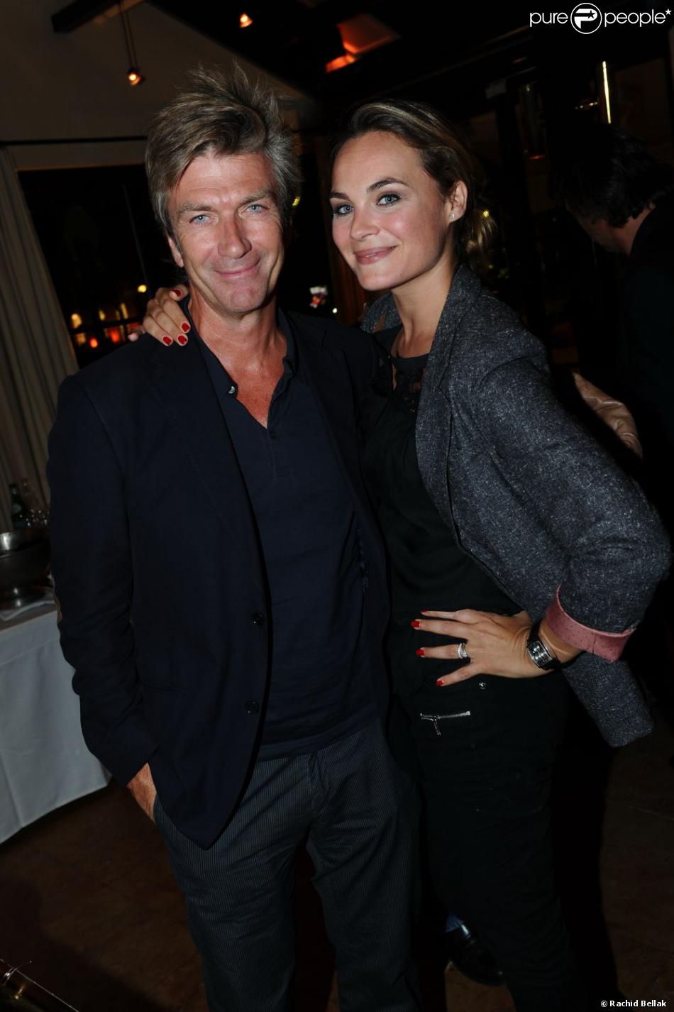 Philippe Caroit et Mélanie Maudran lors de la soirée d'anniversaire d ...