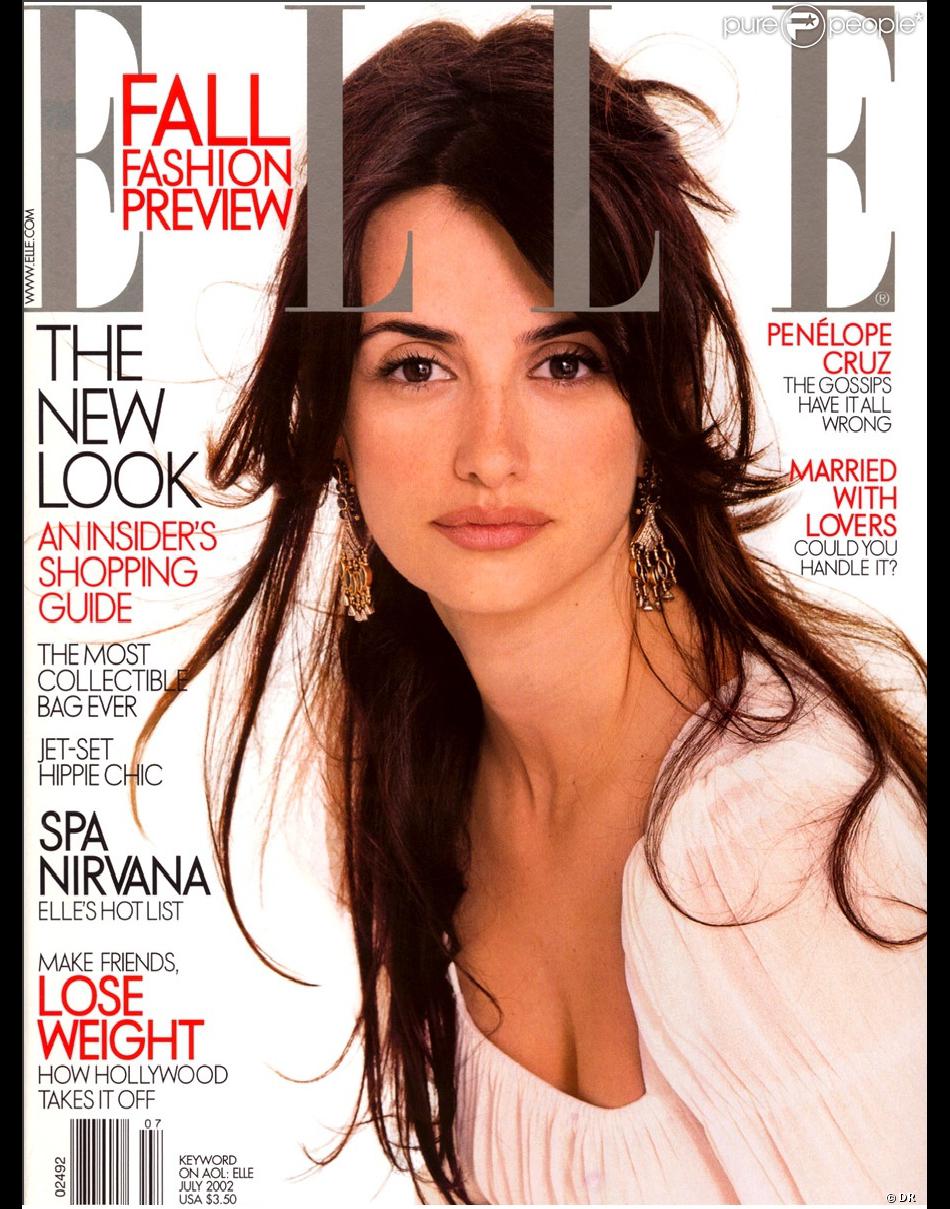 Penélope Cruz faisait la Une du Elle américain pour son numéro de ...