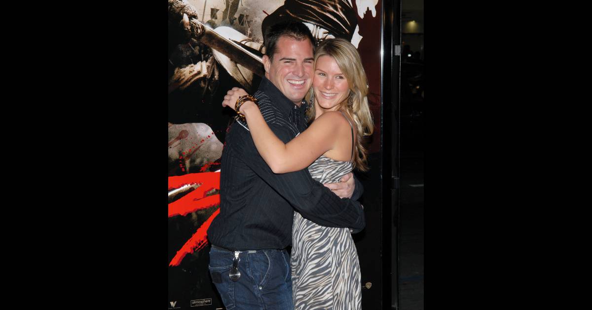 George Eads et sa femme Monika Casey en mars 2007 à Los Angeles ...