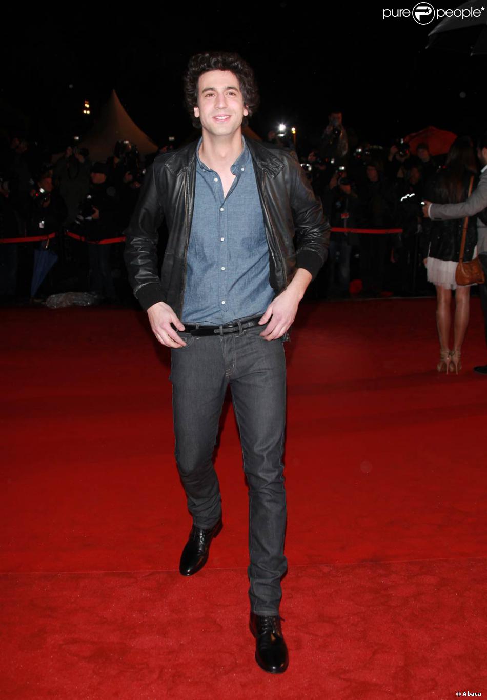 Max Boublil sur le tapis rouge des 13e NRJ Music Awards, le 28 janvier ...