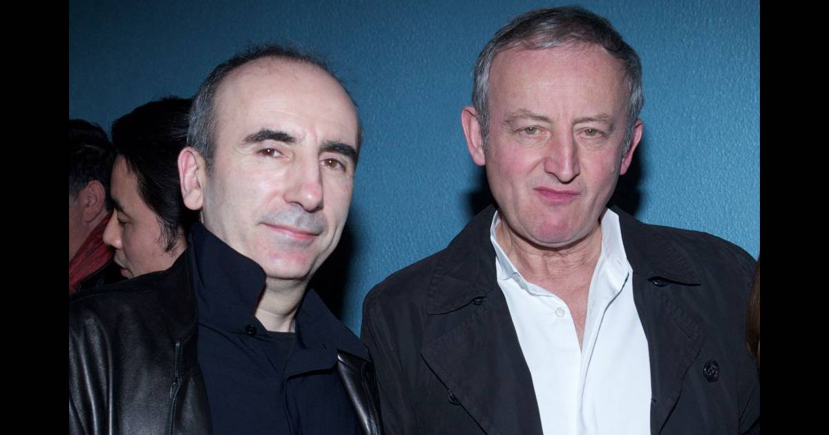 Philippe Harel et Yann Queffélec à la soirée de remise du Prix Théâtre ...