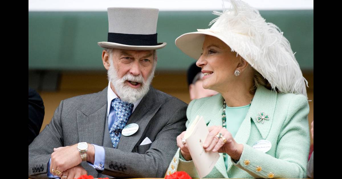 Le prince et la princesse Michael de Kent au Royal Ascot en juin 2011 ...