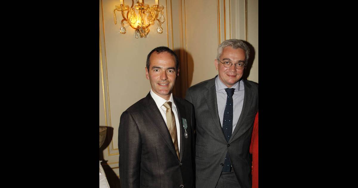 Franck Ferrand et Adrien Goetz, à l'occasion de la remise au premier ...