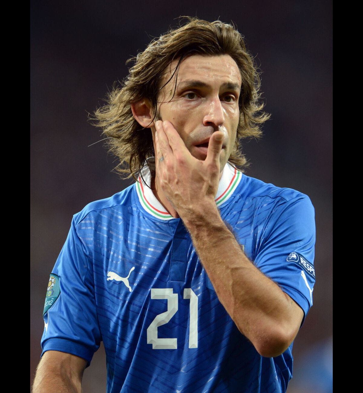 Photo : Andrea Pirlo lors de la finale de l'Euro remportée par l ...