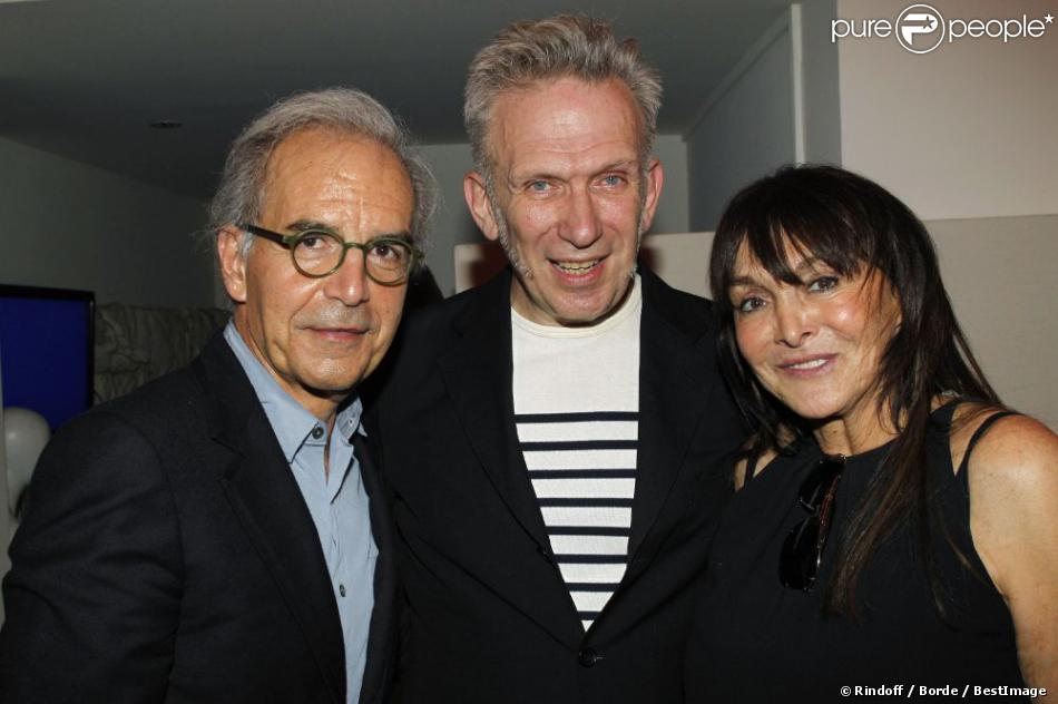 Ralph Toledano, Jean-Paul Gaultier et Babeth Djian en backstage à l ...