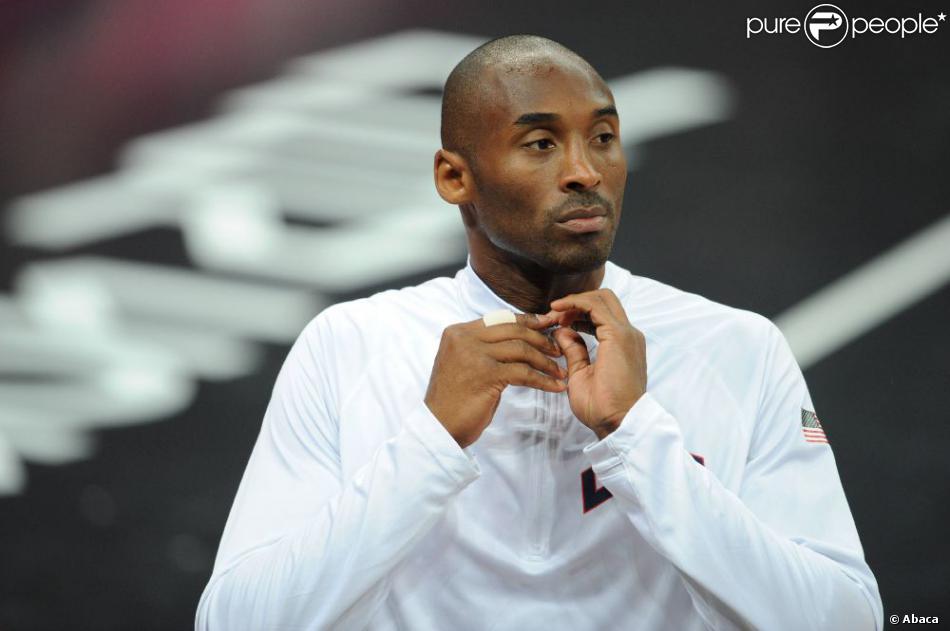 Kobe Bryant lors de la rencontre entre l'équipe de France et Team USA ...