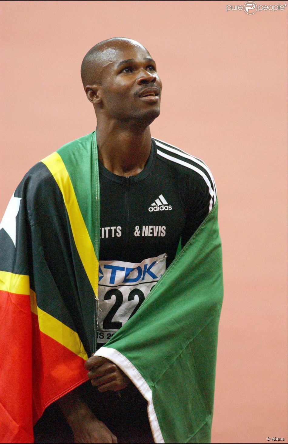 Kim Collins le 25 août 2003 à Saint-Denis - Purepeople