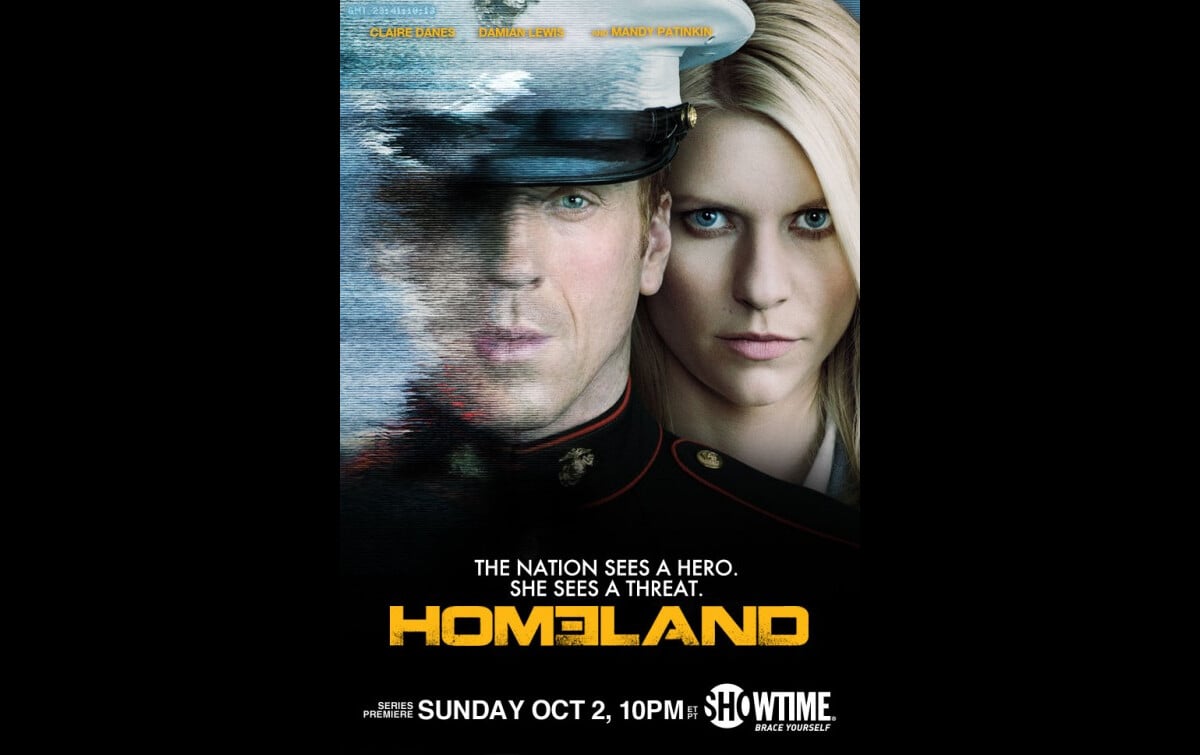 Photo : Claire Danes dans Homeland créée par Gideon Raff. - Purepeople