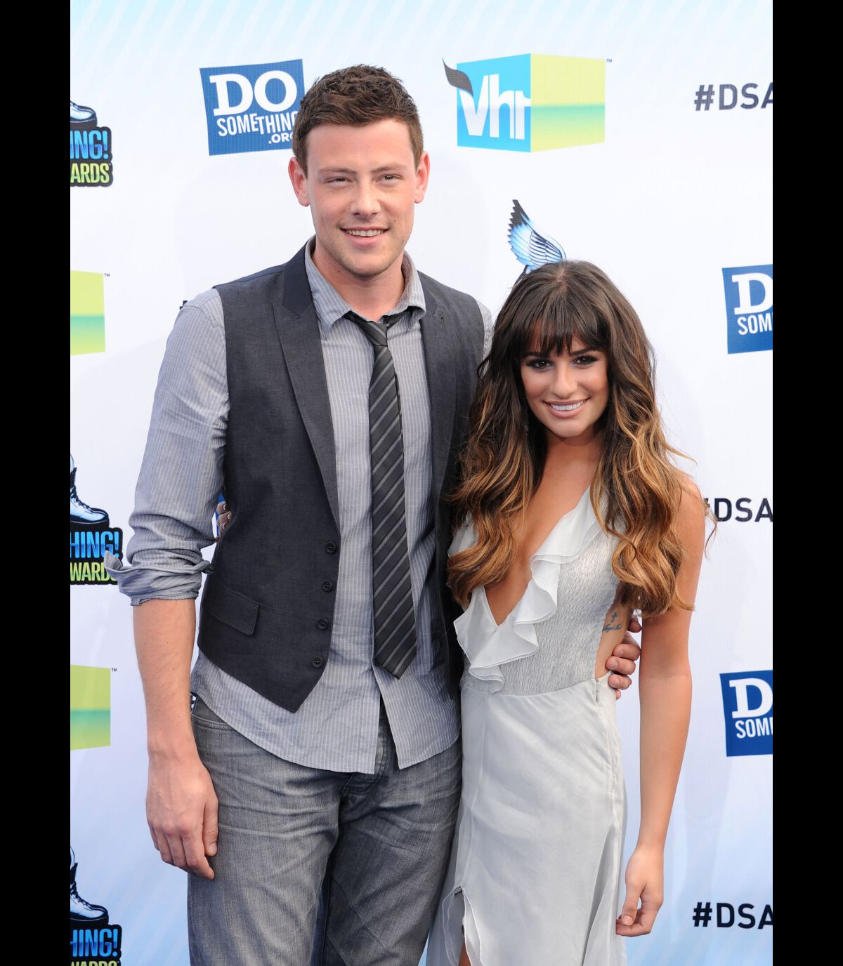 Photo : Cory Monteith et Lea Michele aux Do Something Awards à Santa ...