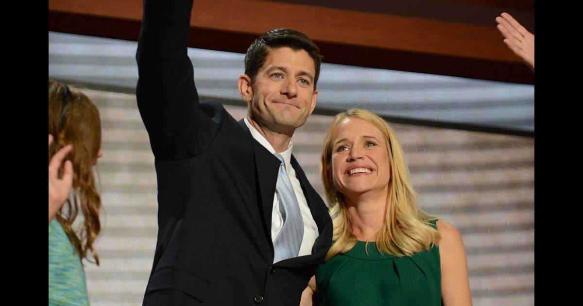 Janna Ryan accompagnait son mari Paul Ryan lors du congrès républicain ...
