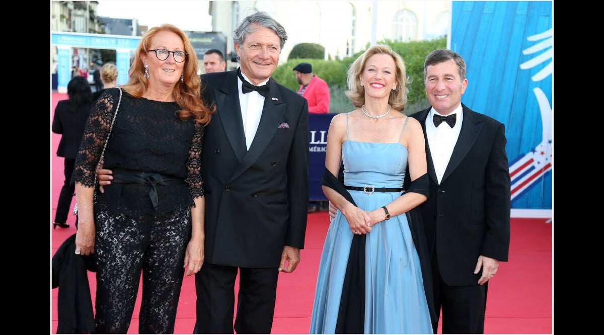 Photo : Philippe Augier (maire de Deauville) et Charles H. Rivkin ...