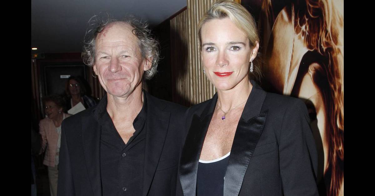 Gerarldine Danon et son compagnon Philippe Poupon à la soirée où ...