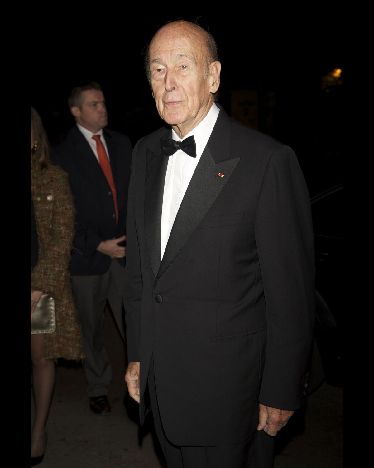 Photo : Valéry Giscard d'Estaing arrive au dîner de gala pour l ...
