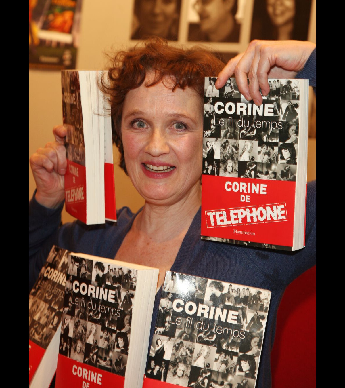 Photo : Corine du groupe Téléphone lors de la sortie de son livre Le ...