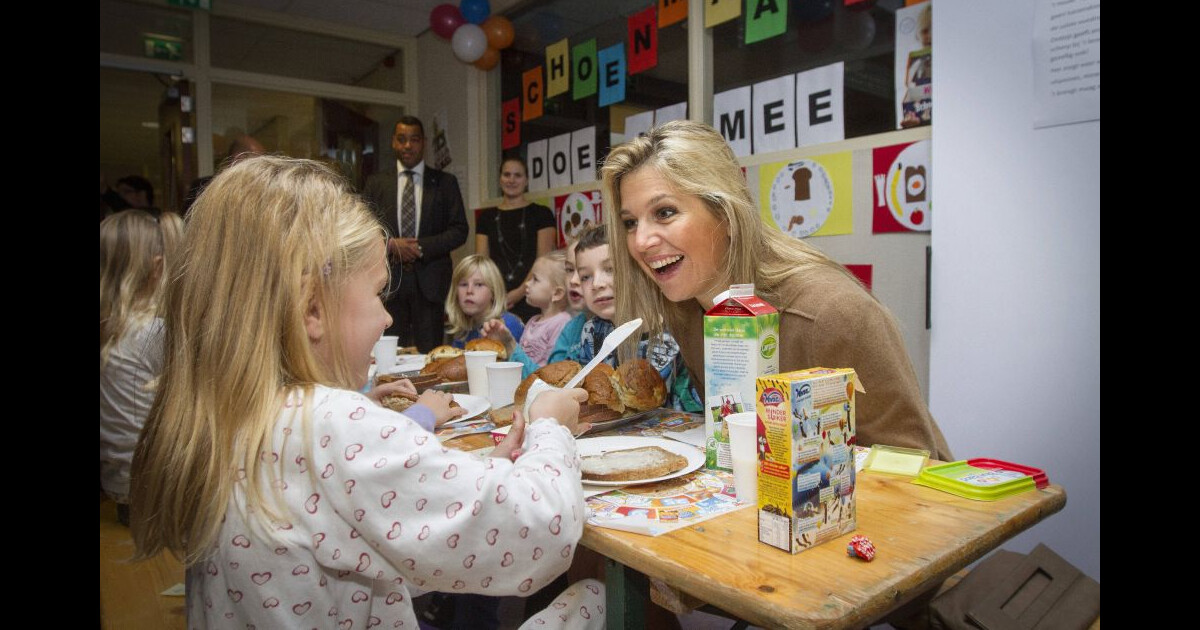 Princesse Maxima : Radieuse de bon matin pour un petit déjeuner à l ...