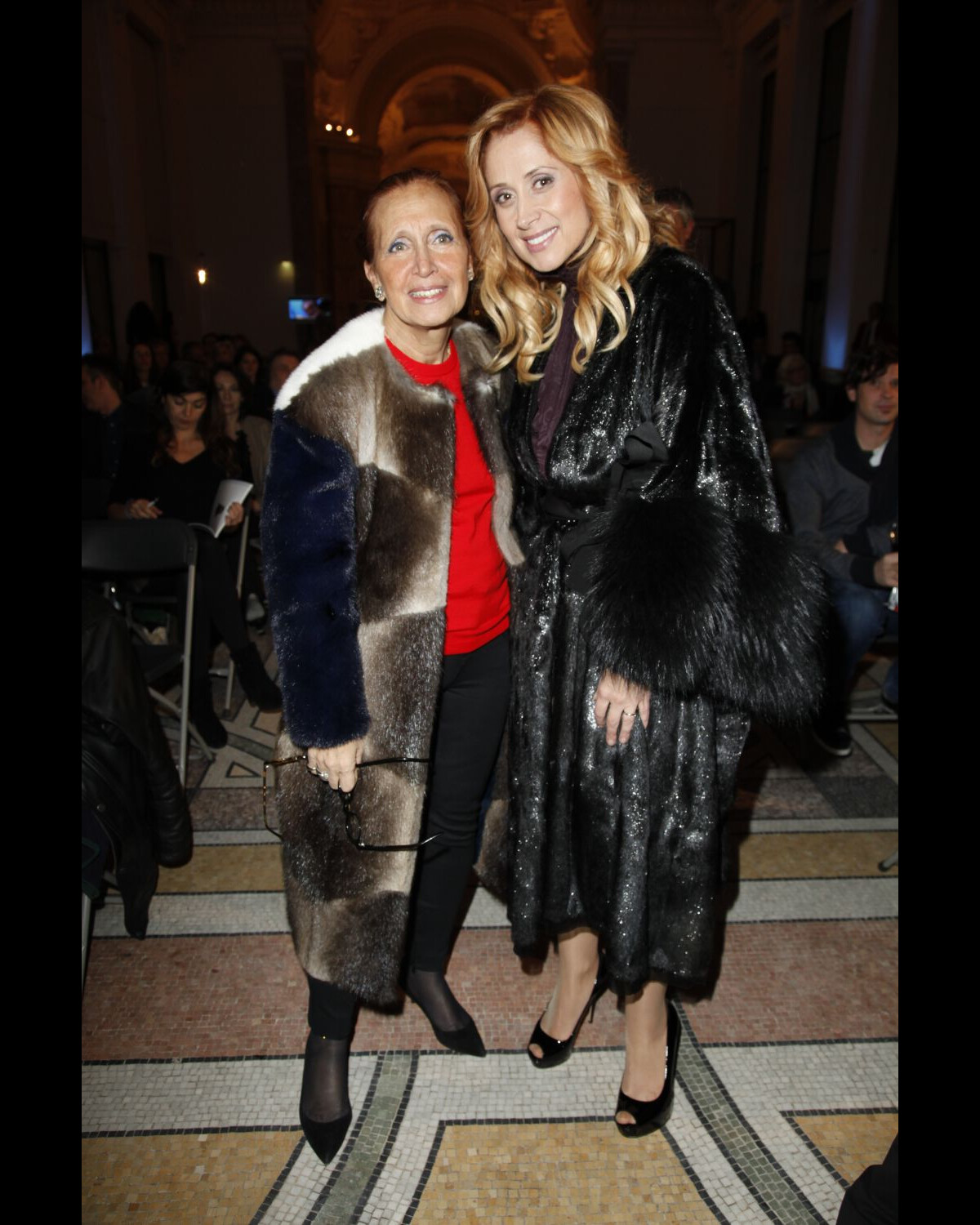 Photo : Danielle Steel et Lara Fabian à Paris le 3 décembre 2012 lors ...